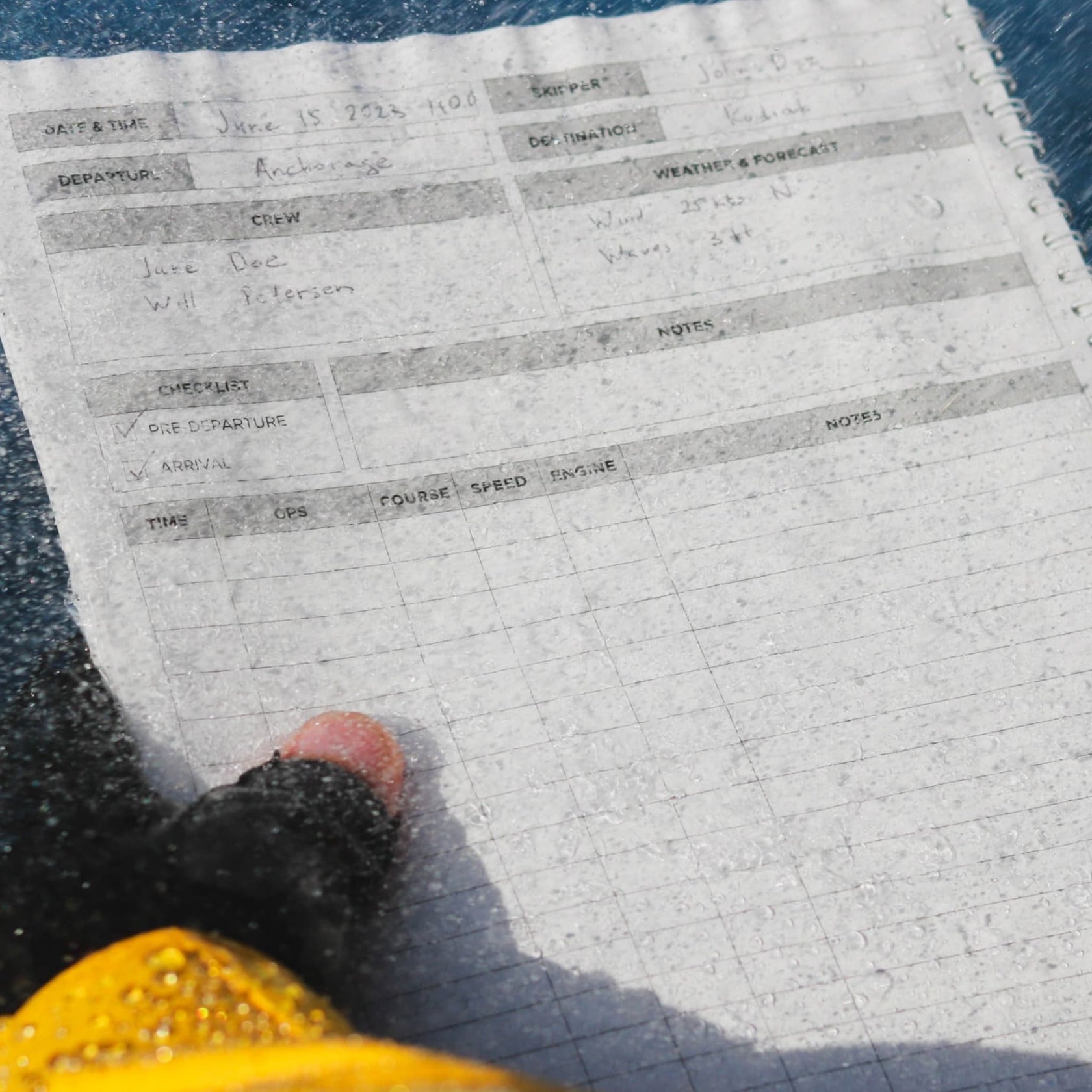 All-Weather Logbook - Waterproof Sailing Logbooks in Seattle