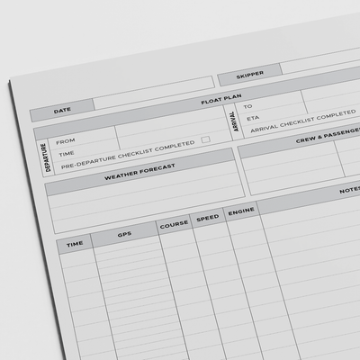 Marine Cruising Logbook - Sailing Logbooks in Seattle